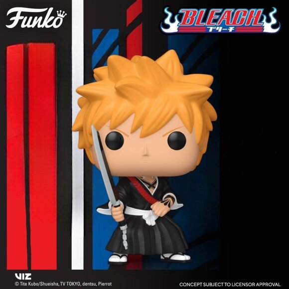 Funko | Toys | Funko Pop Anime Bleach Ichigo Kurosaki Figure 61 | Poshmark